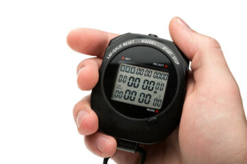 Digital stopwatch timer calibration - Henderson Biomedical